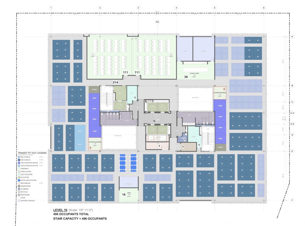 LEVEL 10 TENANT STUDY - 50 Fifty